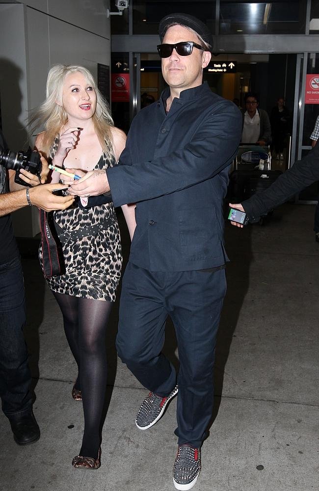 Robbie Williams Live - Arrivée de Robbie à Sydney