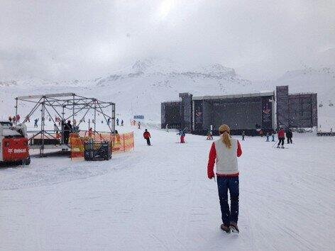 Robbie Williams Live - Ischgl : La Scène est prête